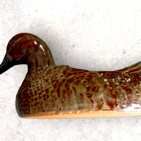 Vintage | Accents | Vintage Ceramic Clay Duck Planter | Poshmark